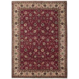 Nain Trading Orientteppich Tabriz 40raj 261x352 Handgeknüpfter Orientteppich / Perserteppich, rechteckig, Höhe: 10 mm, braun|rot