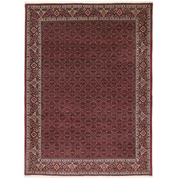 Nain Trading Orientteppich Bidjar Tekab 252x345 Handgeknüpfter Orientteppich / Perserteppich, rechteckig, Höhe: 15 mm, braun|rot