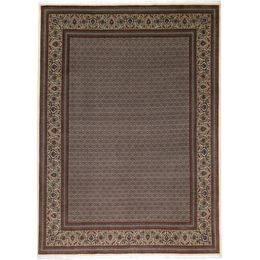 Nain Trading Orientteppich Täbriz Mahi 50Raj 246x343 Handgeknüpfter Orientteppich, rechteckig, Höhe: 7 mm, braun|grau