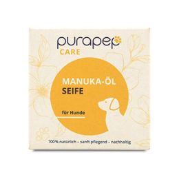purapep Fellpflege purapep Care Manuka-Öl Hundeseife für wunderbares Kuschelfell 100 g