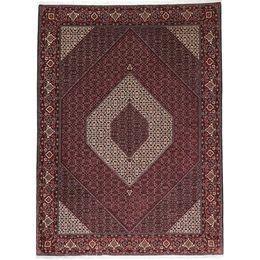 Nain Trading Orientteppich Bidjar Tekab 256x347 Handgeknüpfter Orientteppich / Perserteppich, rechteckig, Höhe: 15 mm, braun|rot