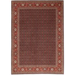 Nain Trading Orientteppich Täbriz Mahi 50Raj 251x351 Handgeknüpfter Orientteppich, rechteckig, Höhe: 7 mm, braun|rot