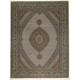Nain Trading Orientteppich Täbriz Mahi 50Raj 256x338 Handgeknüpfter Orientteppich, rechteckig, Höhe: 7 mm, braun|grau