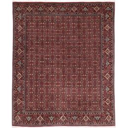 Nain Trading Orientteppich Bidjar Tekab 198x238 Handgeknüpfter Orientteppich / Perserteppich, rechteckig, Höhe: 15 mm, braun|rot