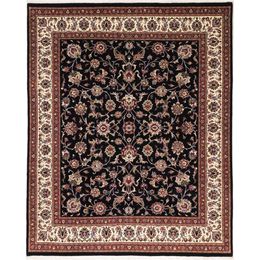 Nain Trading Orientteppich Maschad Khorassan 237x298 Handgeknüpfter Orientteppich, rechteckig, Höhe: 12 mm, braun|schwarz