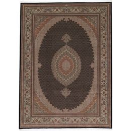 Nain Trading Orientteppich Täbriz Mahi 50Raj 252x344 Handgeknüpfter Orientteppich, rechteckig, Höhe: 7 mm, braun