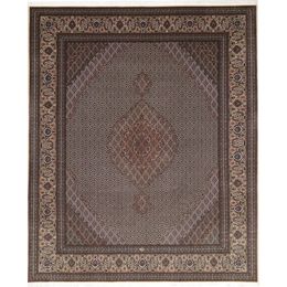 Nain Trading Orientteppich Täbriz Mahi 50Raj 246x297 Handgeknüpfter Orientteppich, rechteckig, Höhe: 7 mm, braun|grau