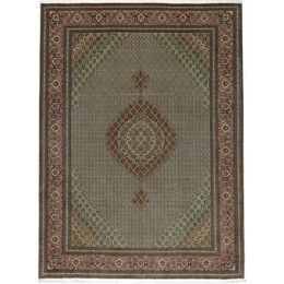 Nain Trading Orientteppich Täbriz Mahi 50Raj 253x341 Handgeknüpfter Orientteppich, rechteckig, Höhe: 7 mm, braun