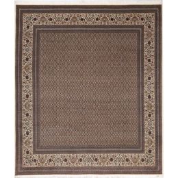 Nain Trading Orientteppich Täbriz Mahi 50Raj 254x291 Handgeknüpfter Orientteppich, rechteckig, Höhe: 7 mm, braun|grau