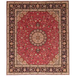 Nain Trading Orientteppich Täbriz 50Raj 250x298 Handgeknüpfter Orientteppich / Perserteppich, rechteckig, Höhe: 7 mm, braun|rot