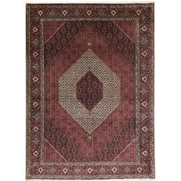 Nain Trading Orientteppich Bidjar Tekab 249x351 Handgeknüpfter Orientteppich / Perserteppich, rechteckig, Höhe: 15 mm, braun|rot