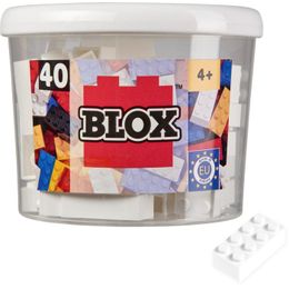 Simba Spielbausteine Konstruktionsspielzeug Bausteine Blox 40 Teile 8er weiß 104118890