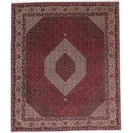 Nain Trading Orientteppich Bidjar Tekab 255x301 Handgeknüpfter Orientteppich / Perserteppich, rechteckig, Höhe: 15 mm, braun|rot