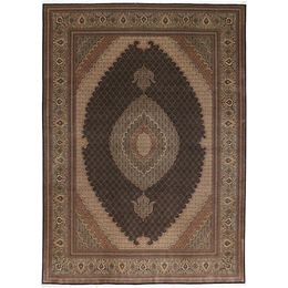 Nain Trading Orientteppich Täbriz Mahi 50Raj 251x351 Handgeknüpfter Orientteppich, rechteckig, Höhe: 7 mm, braun