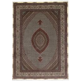 Nain Trading Orientteppich Täbriz Mahi 50Raj 249x348 Handgeknüpfter Orientteppich, rechteckig, Höhe: 7 mm, braun|grau