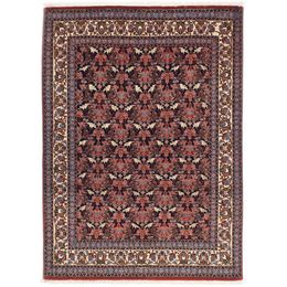 Nain Trading Orientteppich Sirjan 140x185 Handgeknüpfter Orientteppich / Perserteppich, rechteckig, Höhe: 5 mm, braun|rot