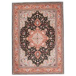 Nain Trading Orientteppich Täbriz 50Raj 151x213 Handgeknüpfter Orientteppich / Perserteppich, rechteckig, Höhe: 7 mm, rot