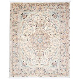 Nain Trading Orientteppich Täbriz 50Raj 153x192 Handgeknüpfter Orientteppich / Perserteppich, rechteckig, Höhe: 7 mm, beige