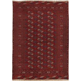 Nain Trading Orientteppich Russia 124x181 Handgeknüpfter Orientteppich, rechteckig, Höhe: 5 mm, rot