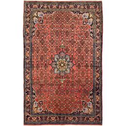 Nain Trading Orientteppich Bidjar 196x301 Handgeknüpfter Orientteppich / Perserteppich, rechteckig, Höhe: 15 mm, rot