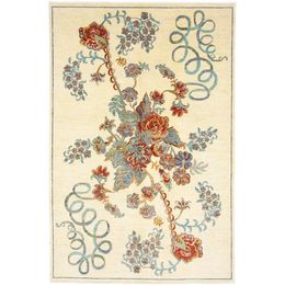 Nain Trading Designteppich Arijana Design 178x268 Handgeknüpfter Moderner Orientteppich, rechteckig, Höhe: 5 mm, beige
