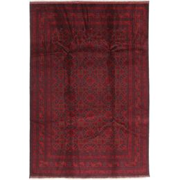 Nain Trading Orientteppich Khal Mohammadi 200x291 Handgeknüpfter Orientteppich, rechteckig, Höhe: 6 mm, rot