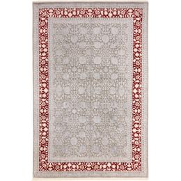 Nain Trading Designteppich Golestan 198x303 Handgeknüpfter Moderner Orientteppich, rechteckig, Höhe: 8 mm, beige