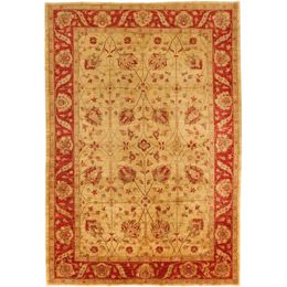 Nain Trading Orientteppich Ziegler Farahan 202x294 Handgeknüpfter Orientteppich, rechteckig, Höhe: 6 mm, rot