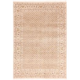 Nain Trading Orientteppich Indo Herati 166x236 Handgeknüpfter Orientteppich, rechteckig, Höhe: 15 mm, beige
