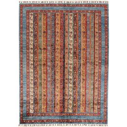 Nain Trading Orientteppich Arijana Shaal 172x231 Handgeknüpfter Orientteppich, rechteckig, Höhe: 5 mm, rot