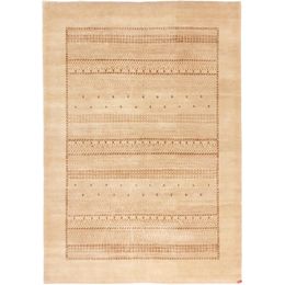 Nain Trading Orientteppich Indo Gabbeh Loribaft 175x248 Handgeknüpfter Moderner Orientteppich, rechteckig, Höhe: 15 mm, beige