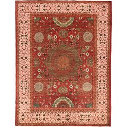 Nain Trading Orientteppich Mamluk 154x198 Handgeknüpfter Orientteppich, rechteckig, Höhe: 6 mm, rot