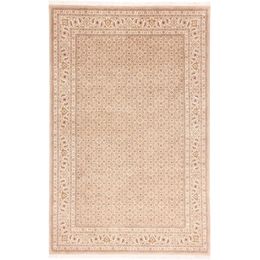 Nain Trading Orientteppich Indo Herati 195x297 Handgeknüpfter Orientteppich, rechteckig, Höhe: 15 mm, beige