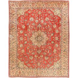 Nain Trading Orientteppich Sarough 245x314 Handgeknüpfter Orientteppich / Perserteppich, rechteckig, Höhe: 12 mm, rot