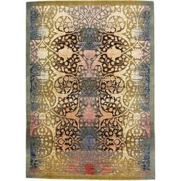 Nain Trading Designteppich Sadraa 173x241 Handgeknüpfter Moderner Orientteppich / Designteppich, rechteckig, Höhe: 12 mm, beige|braun