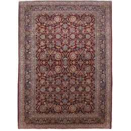 Nain Trading Orientteppich Hamadan Ekbatan Alt 277x379 Handgeknüpfter Orientteppich, rechteckig, Höhe: 8 mm, braun|rot