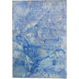 Nain Trading Designteppich Sadraa 170x240 Handgeknüpfter Moderner Orientteppich / Designteppich, rechteckig, Höhe: 12 mm, blau