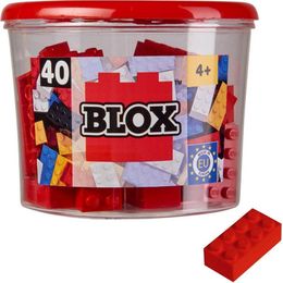 Simba Spielbausteine Konstruktionsspielzeug Bausteine Blox 40 Teile 8er rot 104118875