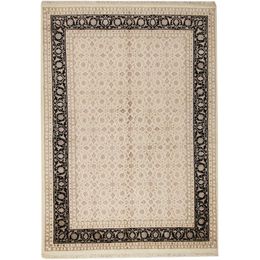Nain Trading Designteppich Golestan 146x204 Handgeknüpfter Moderner Orientteppich, rechteckig, Höhe: 8 mm, beige