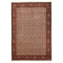 Nain Trading Orientteppich Bidjar Tekab 201x296 Handgeknüpfter Orientteppich / Perserteppich, rechteckig, Höhe: 15 mm, braun|rot