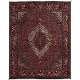 Nain Trading Orientteppich Bidjar 201x250 Handgeknüpfter Orientteppich / Perserteppich, rechteckig, Höhe: 15 mm, braun|rot