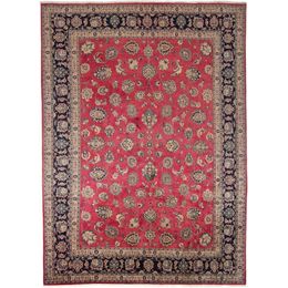 Nain Trading Orientteppich Mashhad 291x399 Handgeknüpfter Orientteppich / Perserteppich, rechteckig, Höhe: 12 mm, rot