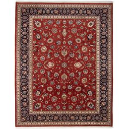 Nain Trading Orientteppich Kaschmar 309x394 Handgeknüpfter Orientteppich / Perserteppich, rechteckig, Höhe: 12 mm, rot
