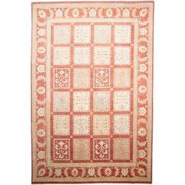 Nain Trading Orientteppich Arijana Bakhtiari 254x376 Handgeknüpfter Orientteppich, rechteckig, Höhe: 5 mm, beige|rot