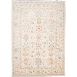 Nain Trading Orientteppich Kazak 166x229 Handgeknüpfter Orientteppich, rechteckig, Höhe: 5 mm, beige