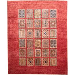 Nain Trading Orientteppich Arijana Bakhtiari 246x305 Handgeknüpfter Orientteppich, rechteckig, Höhe: 5 mm, lila|rot
