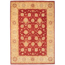 Nain Trading Orientteppich Ziegler Farahan 162x244 Handgeknüpfter Orientteppich, rechteckig, Höhe: 6 mm, rot