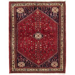 Nain Trading Orientteppich Abadeh Alt 154x197 Handgeknüpfter Orientteppich / Perserteppich, rechteckig, Höhe: 8 mm, rot