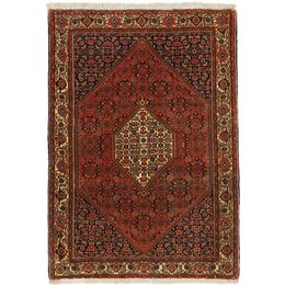 Nain Trading Orientteppich Bidjar Tekab 121x169 Handgeknüpfter Orientteppich / Perserteppich, rechteckig, Höhe: 15 mm, braun|rot