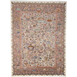 Nain Trading Orientteppich Kaschmar 299x397 Handgeknüpfter Orientteppich / Perserteppich, rechteckig, Höhe: 12 mm, beige|braun